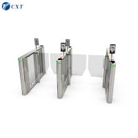 China Intelligent Hotel Stainless Steel Turnstiles Glass Turnstile Gate 114b for sale
