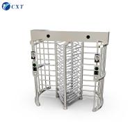 China 304 Stainless Steel Full Height Turnstile with Anti-Trailing and Bi-directional Pass for Secure Access Control for sale