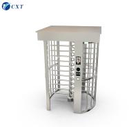 China 25-30 Person/Min 120-Degree Rotation Stainless Steel Full Height Turnstile with Anti Collision for sale