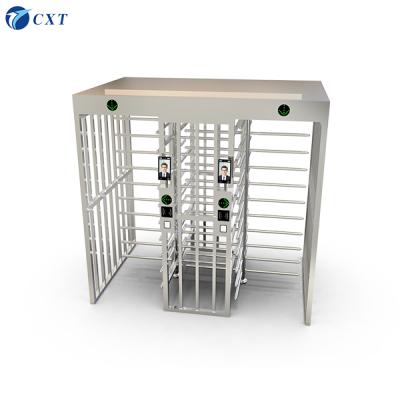 China Intelligent Double Full Length Full Height Turnstile with Stainless Steel 304 Construction and 5,000,000 Cycles Durability for sale