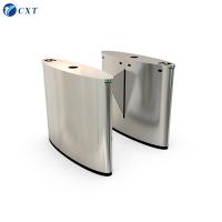 China Flap Barrier Gate with 1200*300*980 Mm Dimension and 30-40 People/minute Transit Speed Featuring RS485 Communication for sale