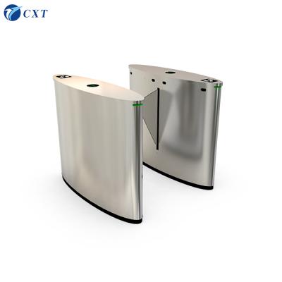 China Flap Barrier Gate with 1200*300*980 Mm Dimension and 30-40 People/minute Transit Speed Featuring RS485 Communication for sale