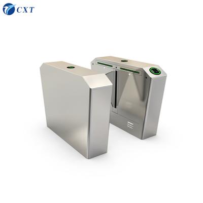 China High-Speed QR Code Flapper Flap Barrier Gate with 30-40 People/minute Transit and Stainless Steel 304# Construction for sale
