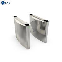 China Customized Flap Barrier Gate with 1400*320*1000mm Sliding Turnstile and DC24V Control for 3,000,000 Times Life for sale