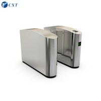 China Fingerprint Access Control Glass Sliding Turnstile Incorporating Anti Pinch Safety and Passing Speed About 30 People per Minute for Entry for sale
