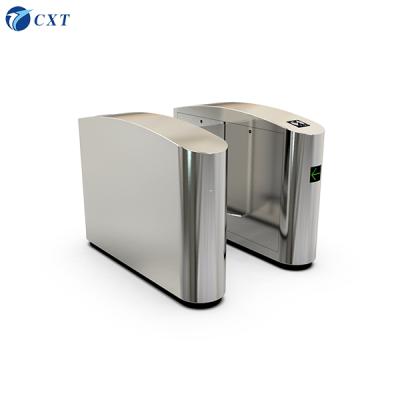 China Fingerprint Access Control Glass Sliding Turnstile Incorporating Anti Pinch Safety and Passing Speed About 30 People per Minute for Entry for sale