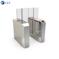 China Head Thickness 1.5mm Glass Sliding Turnstile with Dry Contact Control Signal Providing Access Control and Entry Management for sale