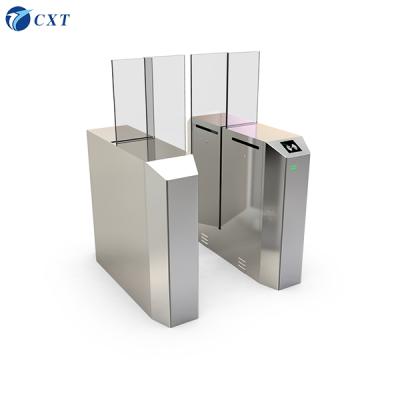China Head Thickness 1.5mm Glass Sliding Turnstile with Dry Contact Control Signal Providing Access Control and Entry Management for sale