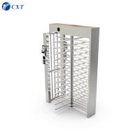 China Full Height Turnstile Gate with AC220V±10% 50Hz±10% Operation Voltage and 90° Rotors With 4 Sections for Secure TCP/IP or RS485 Connectivity for sale