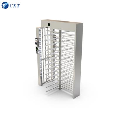 China Full Height Turnstile Gate with AC220V±10% 50Hz±10% Operation Voltage and 90° Rotors With 4 Sections for Secure TCP/IP or RS485 Connectivity for sale