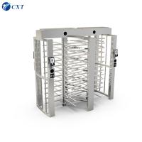 China Full Height Turnstile With 1.2 Or 1.5mm Thickness Housing 90 Degree Rotors And 4 Arm Sections 650mm Pass Width For Secure Entry Points for sale