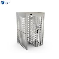 China 50 60Hz powered turnstile gate featuring TCP IP standard or RS485 connection suitable for pedestrian flow management and security for sale