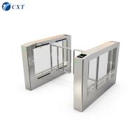 China 500-900mm Arm Length Swing Barrier Gate Compatible With RFID, Fingerprint, Barcode for Indoor and Outdoor Use for sale