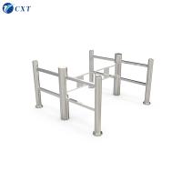 China Anti Pinch Swing Barrier Gate with Brushless Motor and 304 Stainless Steel Construction for Secure Access Control for sale