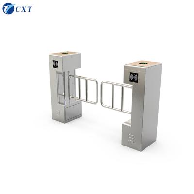China Smart Supermarket Swing Barrier Gate with Brushless Motor Anti-Collision and Face Recognition Access Control System for sale