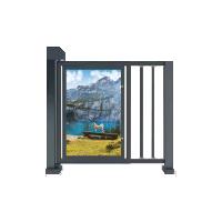 China Intelligent Fully automated responsive advertising door with Face Recognition Bi-directional Pass and DC Brushless Motor for Pedestrian Channel Access Control for sale