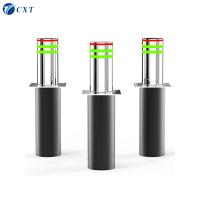 China Crash Rated Automatic Bollard with Stainless Steel Material Hydraulic Lifting Core and IP68 Waterproof for sale