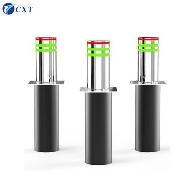 China Crash Rated Automatic Bollard with Stainless Steel Material Hydraulic Lifting Core and IP68 Waterproof for sale
