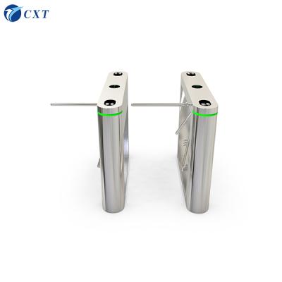 China 550mm Passage Width Tripod Turnstile Gate with 2.0mm Thickness Of Material and Double Direction Rotating for Access Control for sale
