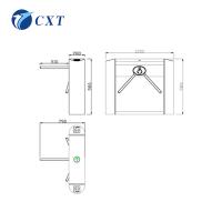 China AC 110V/220V Tripod Turnstile Gate with 20-35 Person per Minute Passing Speed and Germany Technological Mechanism for sale