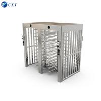 China 4045×1500×2300mm Full Height Turnstile with 3 Million Times Life Cycle and Semi-Auto Mode for Secure Access Control for sale