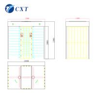China RS 996-1A Full Height Turnstile Gate with 35-40 Persons/Minute Pass Rate, 3 Million Operations Life Cycle, and Multi-Modal Authentication for sale