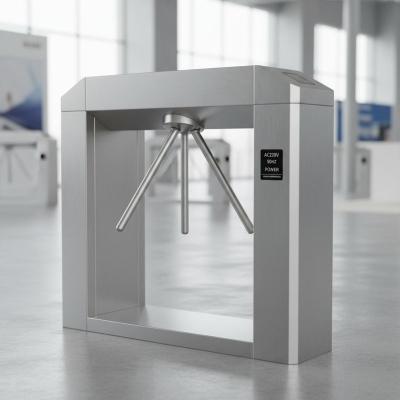 China AC220V 50HZ Power Supply Tripod Turnstiles Built with 304 Stainless Steel Framework Material Ensuring Robust Performance for sale