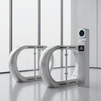 China Hair Drawing Finish Facial Recognition Swing Gate Including 12 Months Guarantee Designed for Access and Security Control for sale