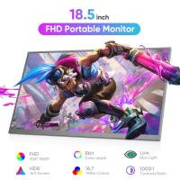 China Ultra Slim IPS Portable Monitor Touchscreen Usb C 18.5Inch 1080P HDR Wireless for sale
