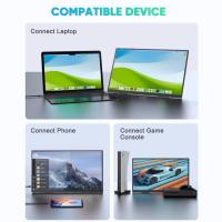 China Ultra Slim IPS Portable Monitor Touchscreen Usb C 18.5Inch 1080P HDR Wireless for sale