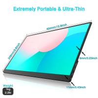 China Commercial Usb C External Touch Portable Monitor Game Advertising IPS Screen Hd for sale