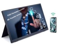 China FHD IPS LCD Foldable External Monitor Laptop Usb Touchscreen 262K for sale