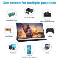 China Mini HDMI Usb Type C Laptop External Screen Portable Monitor 15.6inch for sale