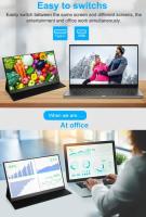 China Mini HDMI Usb Type C Laptop External Screen Portable Monitor 15.6inch for sale