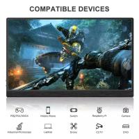 China HD Mini 15.6 Inch FHD 1080P LCD Dual Screen Portable Monitor Type C For PC Phone PS5 for sale