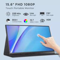 China Touchscreen External 15.6inch Portable Monitor HDMI LCD For PS5 ODM for sale