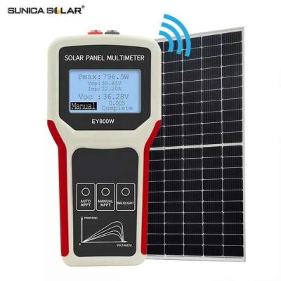 China EY800W 35A Digital Solar Panel Multimeter 800W MPPT Tester Voltage Current Power Meter for sale