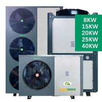 China 10kW 30kW DC Inverter Heat Pump 3 Ton Commercial Heat Pump 220V 380V for sale