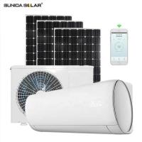 China 12000 BTU Hybrid Air Conditioner DC 90-380V Solar Power System 340W EER 12.6 for sale
