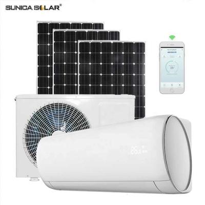 China 12000 BTU Hybrid Air Conditioner DC 90-380V Solar Power System 340W EER 12.6 for sale