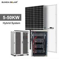 China Smart Hybrid Solar PV System 15kwh 25kwh Off Grid Solar Energy Kit with 460W Mono Panels for sale