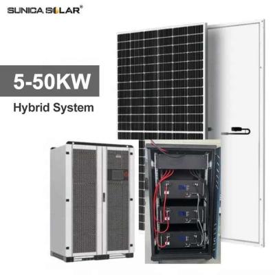 China Smart Hybrid Solar PV System 15kwh 25kwh Off Grid Solar Energy Kit with 460W Mono Panels for sale