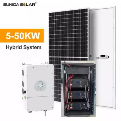 China OEM Home Solar Power Systems ROHS  Waterproof Solar Panel Backup Power for sale