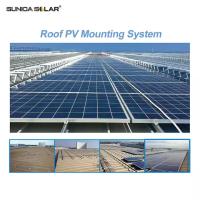 China Aluminum SUS304 Solar Panel Bracket Dual Axis Solar Tracker Roller Mounting Bracket 5KW-10KW for sale