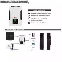 China 3.5kW 24V Hybrid Solar Inverter 3500W Pure Sine Wave MPPT 100A Home Use for sale