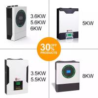 China Off Grid Hybrid Solar Inverter 3.6kW 5.6kW 240VAC 120A MPPT Charge Controller for sale