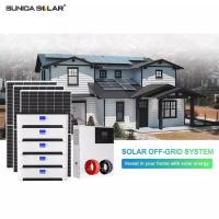 China 48V LiFePO4 Power Battery Wall Hybrid Solar System 10KWh Solar Generator for House for sale