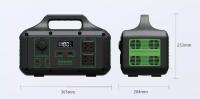 China ABS 1000W Solar Power Generator 2000W Peak Portable Power Station 500Wh Lithium for sale