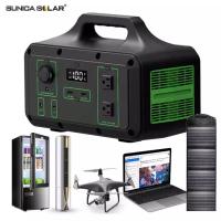 China 300Wh LiFePO4 Portable Power Station 1000W Pure Sine Wave MPPT Solar Generator for sale