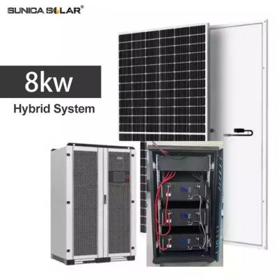 China 15kW Off Grid Solar Power System 8kW 10kW Monocrystalline with Lithium Battery 24V150AH for sale